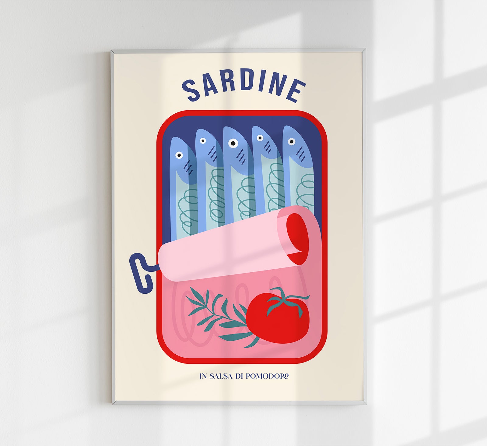 Sardine in Salva di Pomodoro Art Print – Patroa Studio